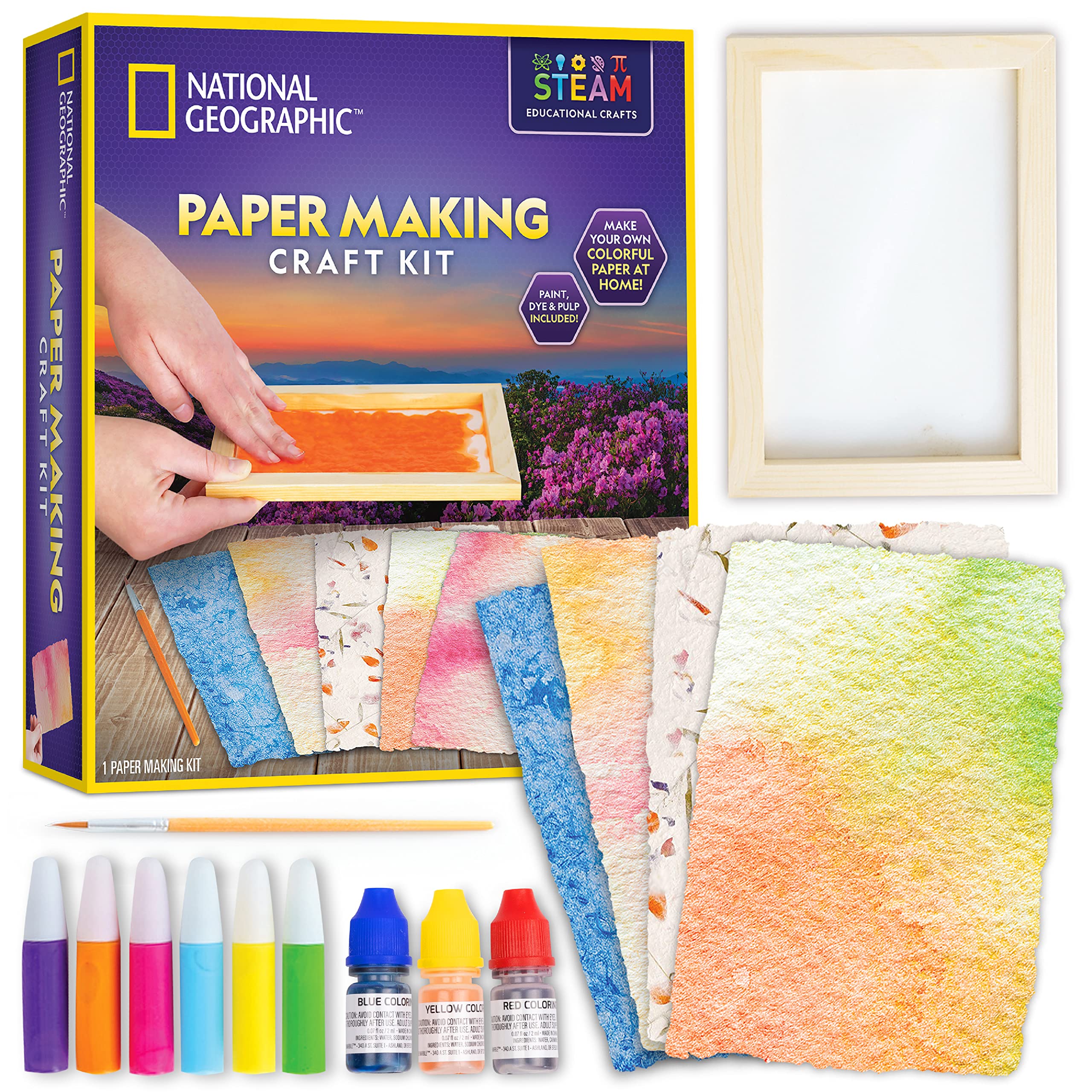National Geographic Paper Making Craft Kit – Science Kits SG