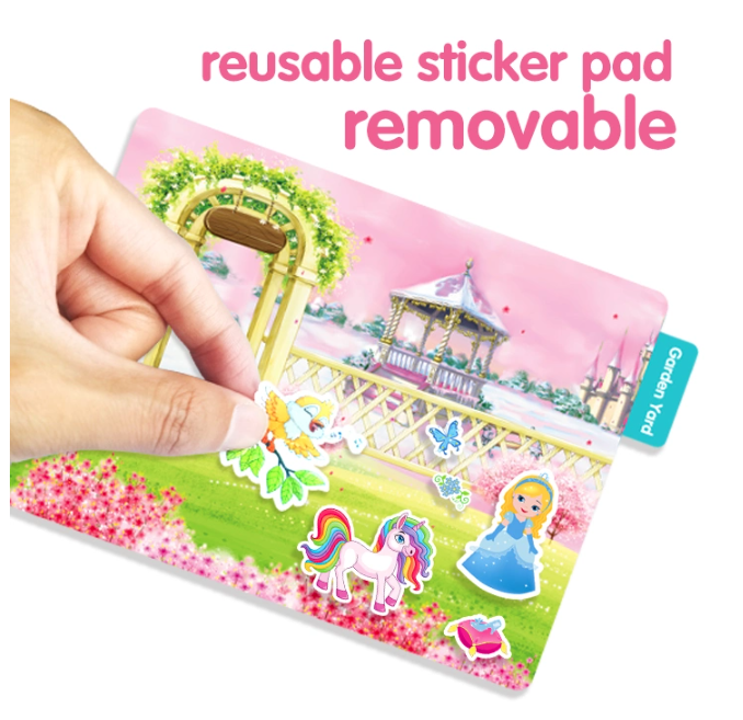 Removable Vinyl Reusable Sticker Book – Science Kits SG