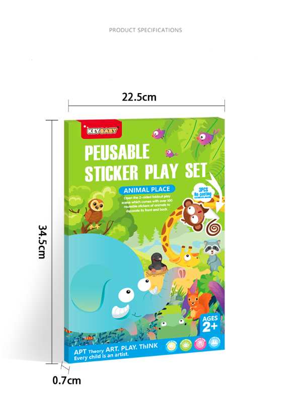 Reusable Sticker Play Set – Science Kits SG