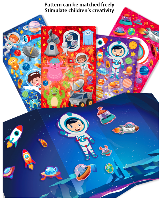 Reusable Sticker Play Set – Science Kits SG