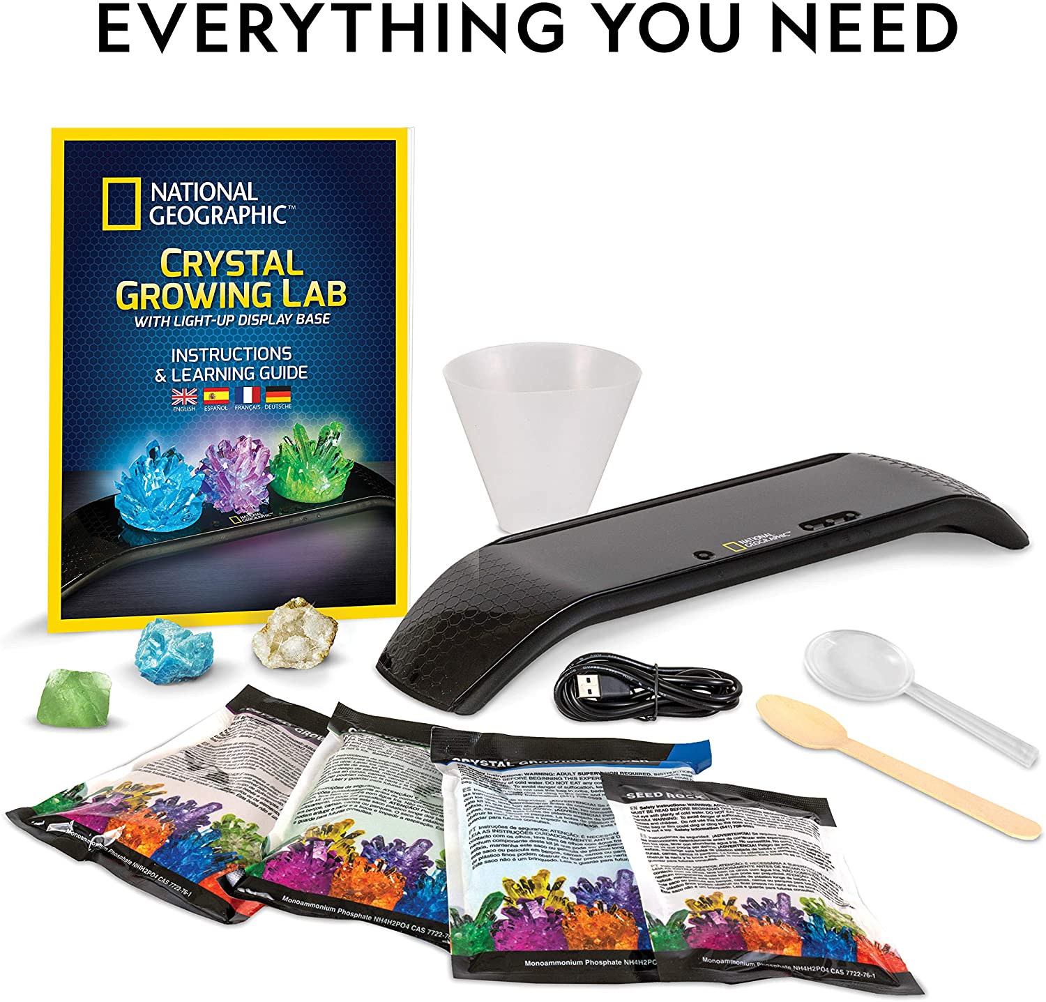 Light Up Crystal Growing Lab – Science Kits SG