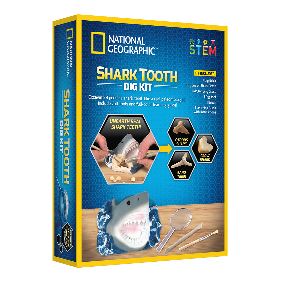 National Geographic Shark Teeth Dig Kit – Science Kits SG